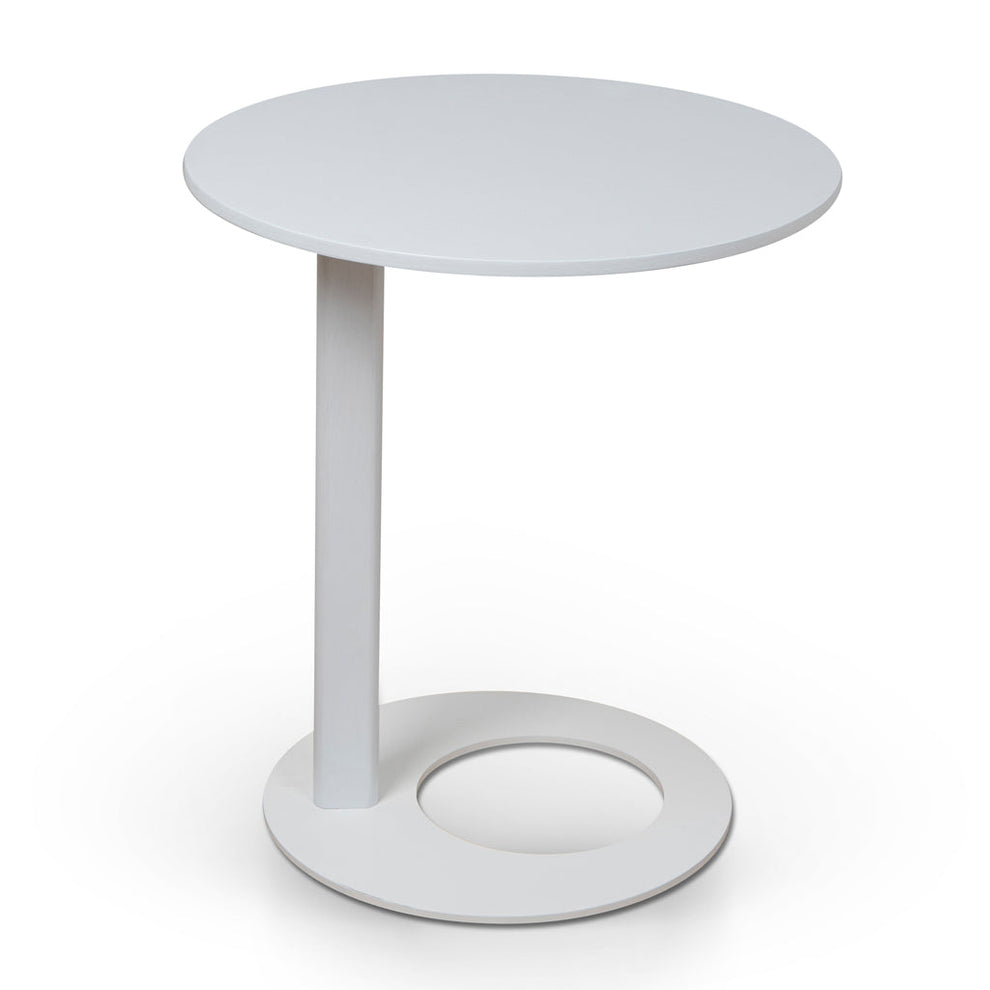 CCF8962-SU 50cm Wooden Side Table - Full White – Culture Commercial.com.au